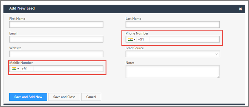 Control Phone Number Format While Capturing Leads Help Support