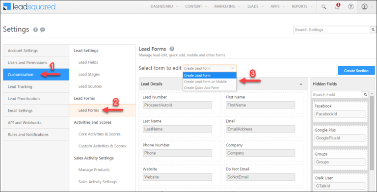 Lead Form Customization - Help & Support