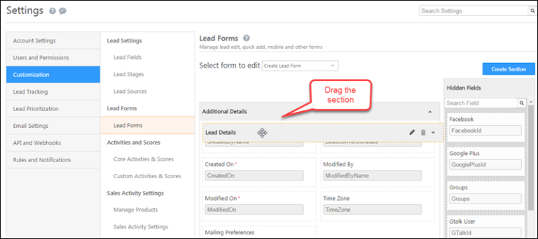 Lead Form Customization - Help & Support