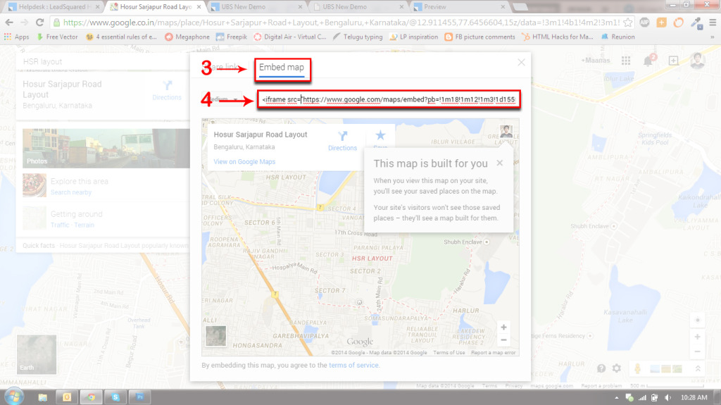 How to embed Google maps in a landing page - Help & Support