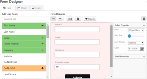 Capturing Leads from Website forms - Help & Support