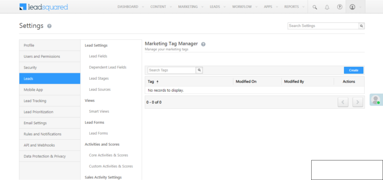 Manage Marketing Tags - Help & Support