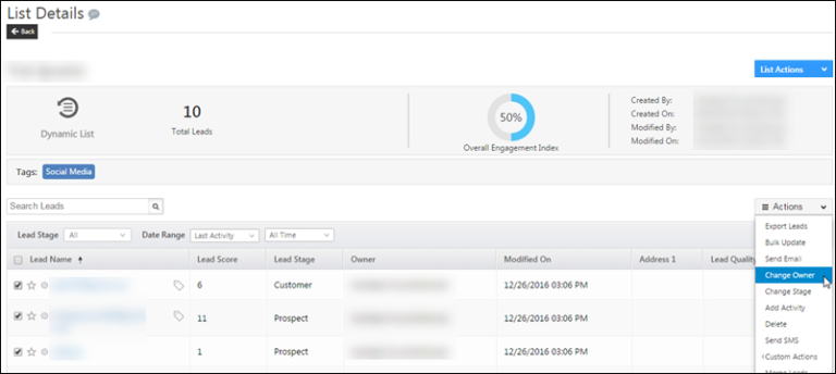 Manually Assign Lead Ownership in LeadSquared - Help & Support