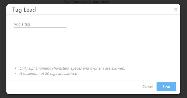 Lead Automation Actions – Lead Actions - Help & Support