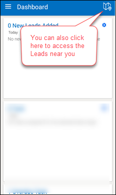 Leads Near Me feature of LeadSquared Mobile App - Help & Support