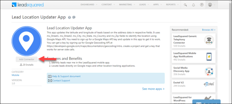 Lead Location Updater App - Help & Support