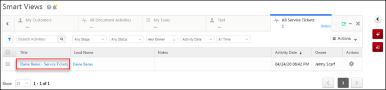 Activity Details Page (Add Activities/Tasks on Activities) - Help & Support