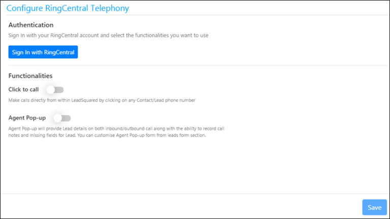 RingCentral Telephony Connector - Help & Support