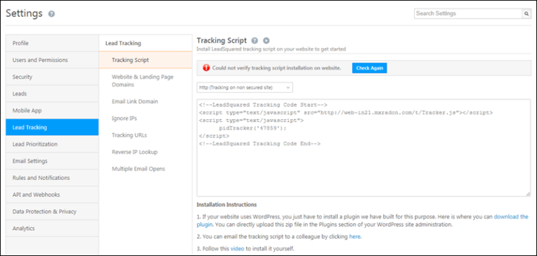 Lead Management - Feature Guide - Help & Support
