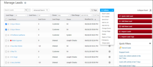 Lead Management - Feature Guide - Help & Support