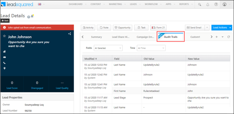 Lead Field Audit - Help & Support