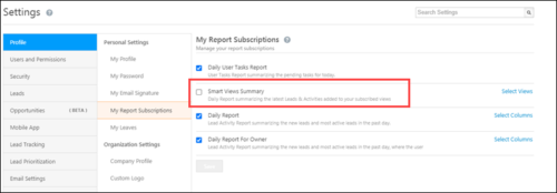 Smart Views - Feature Guide - Help & Support