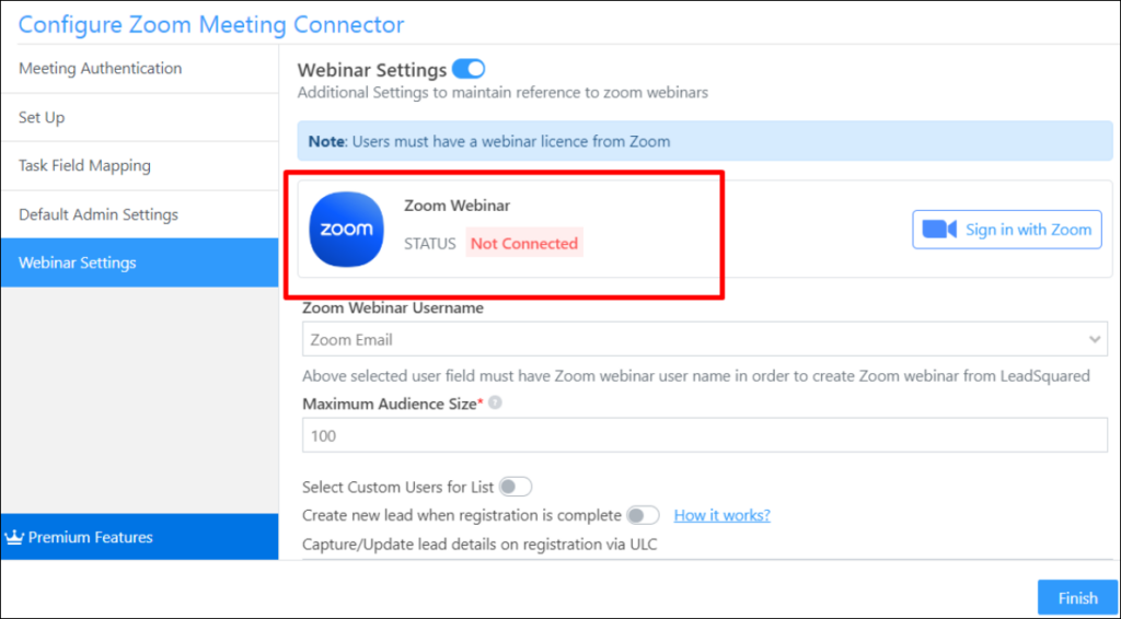 Add Leads to Zoom Webinars from LeadSquared - Help & Support