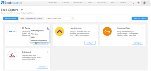Integrate 99acres with LeadSquared - Help & Support