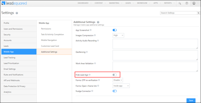 LeadSquared Mobile App Updates – Android (v13.8) - Help & Support