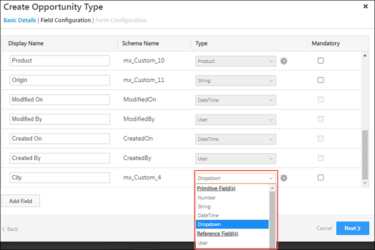 Opportunity Configurations - Help & Support