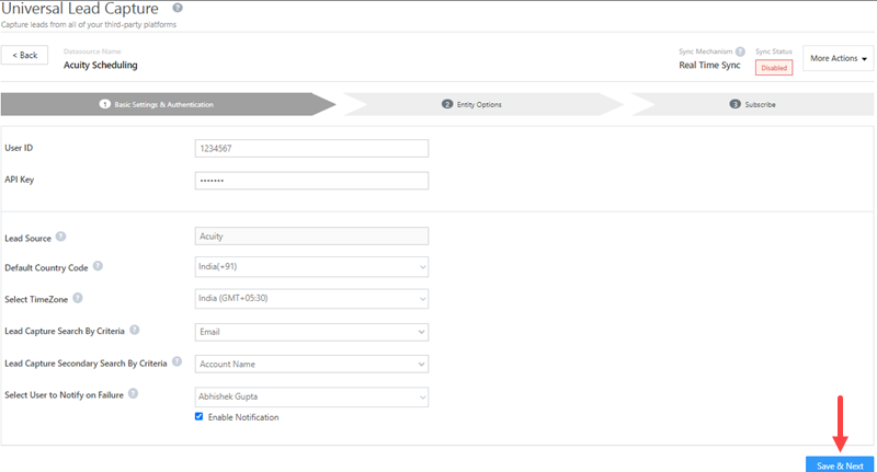 Integrate Acuity Scheduling with LeadSquared - Help & Support