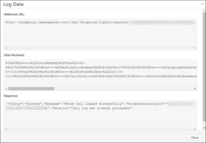 Telephony Logs - Help & Support