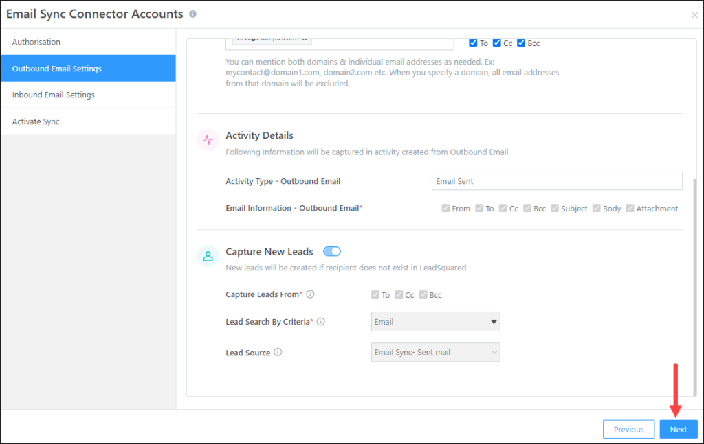 Connect Your Outlook/Gmail Inbox with LeadSquared - Help & Support