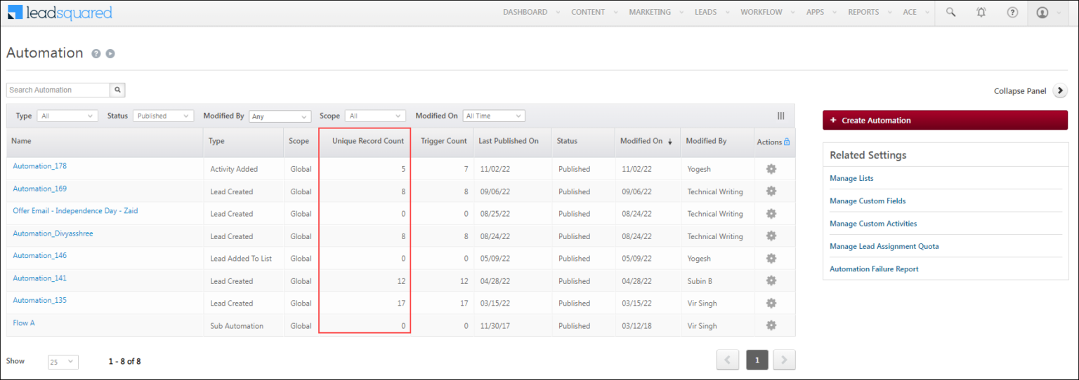 LeadSquared Platform Releases - Help & Support