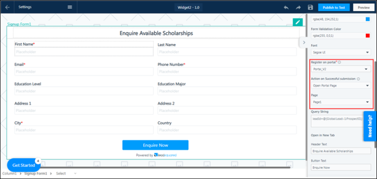 Capture Leads from Any Website with LeadSquared Form Widgets - Help ...
