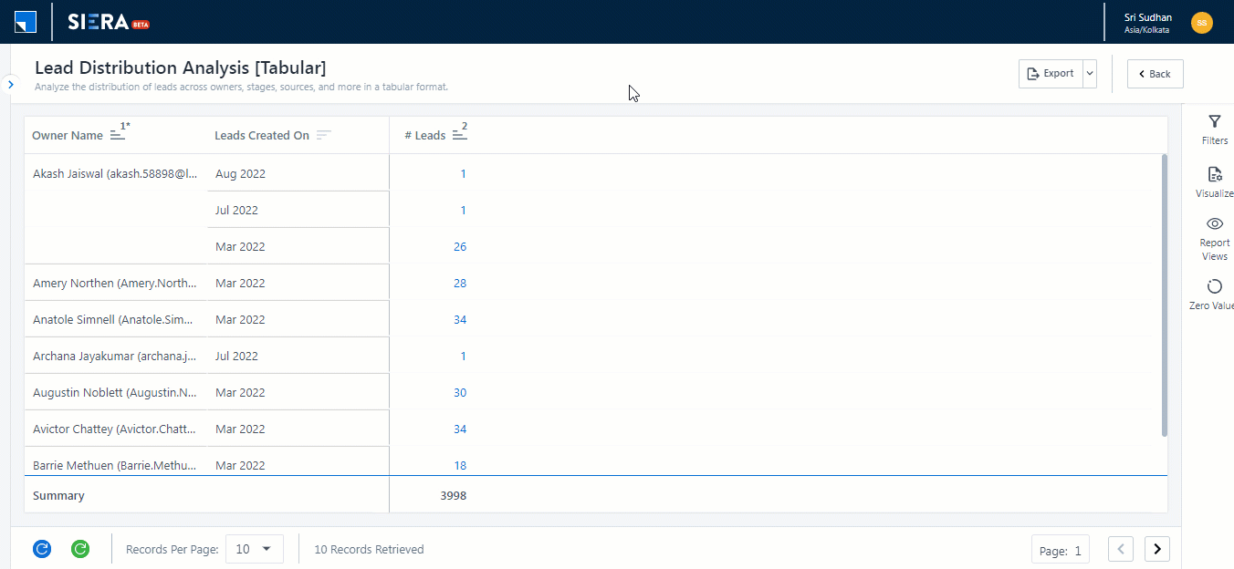 SIERA Feature Guide - Help & Support