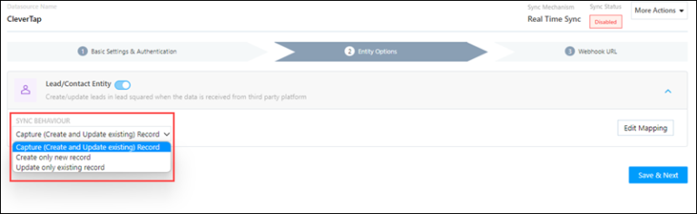 Integrate CleverTap with LeadSquared - Help & Support
