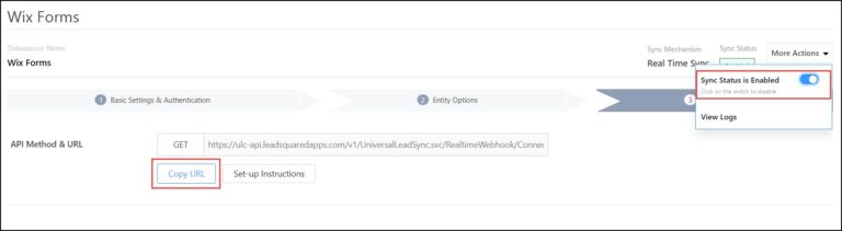 Integrate Wix Forms with LeadSquared - Help & Support