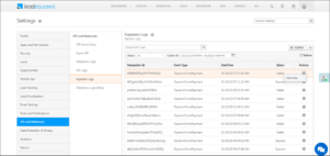 Payment Logs - Help & Support
