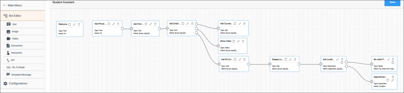 Build a Journey Based Chatbot (v1) - Help & Support