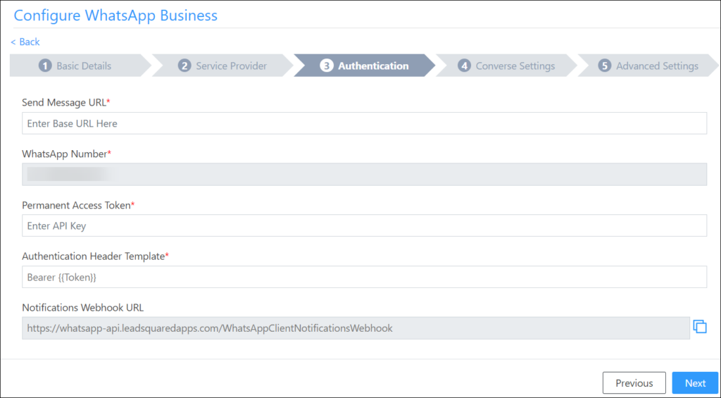 LeadSquared WhatsApp Integration with WhatsApp Cloud API - Help & Support