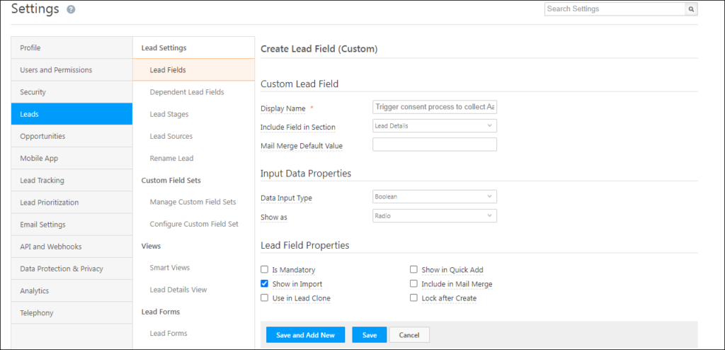 Integrate Consent Management App with LeadSquared - Help & Support