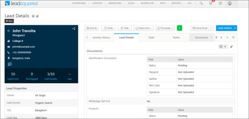 LeadSquared Getting Started Guide for Administrators - Help & Support