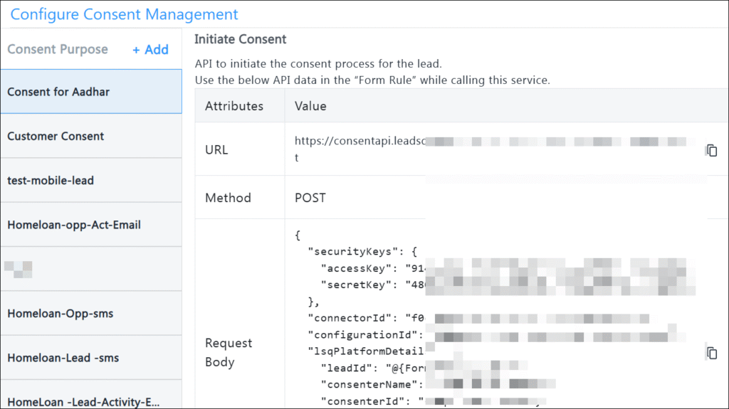 Integrate Consent Management App with LeadSquared - Help & Support