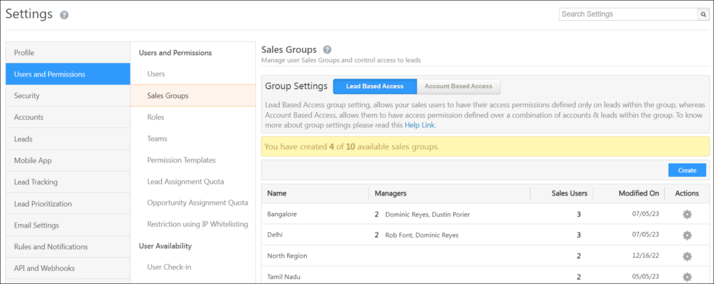What is the difference between Sales Groups and Teams? - Help & Support