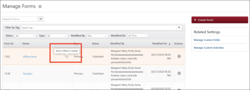 Enable Dynamic Forms on Offline Mode in the Mobile App - Help & Support