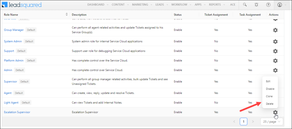 User Roles and Permissions - LeadSquared Help and Support
