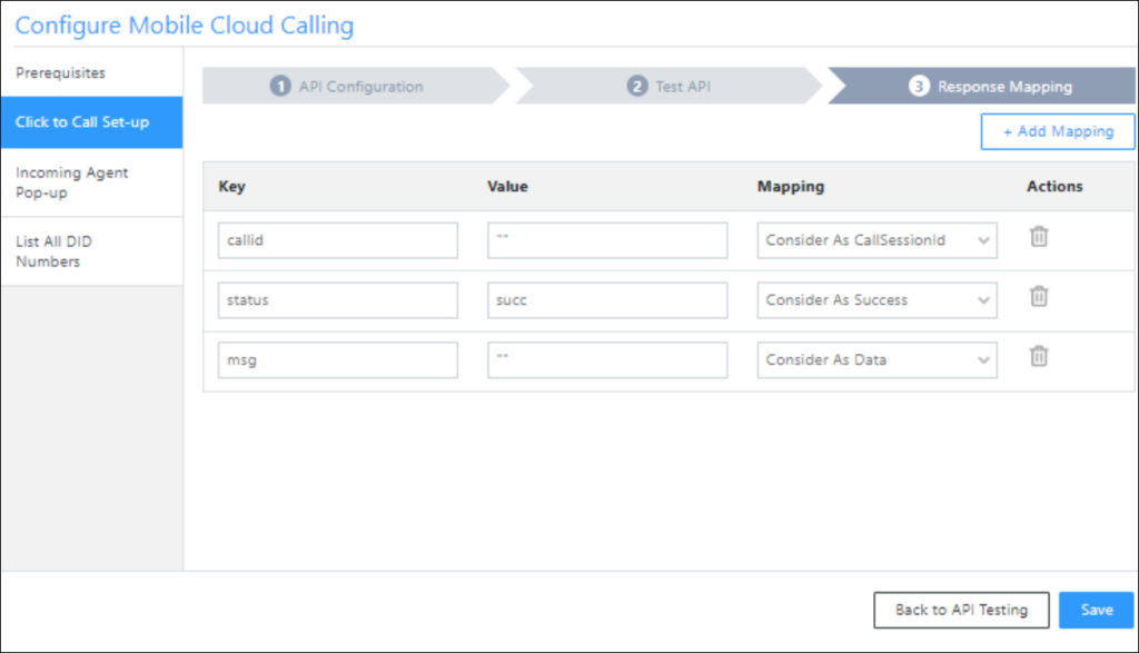 Mobile Cloud Calling Set Up for MCube - Help & Support