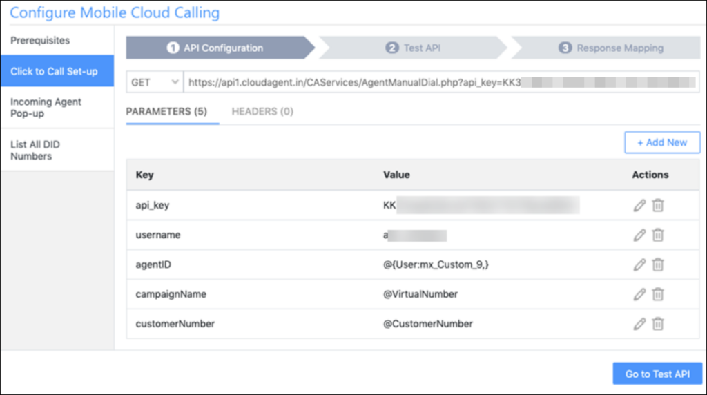 Mobile Cloud Calling Set Up for Ozonetel Cloud Agent - Help & Support