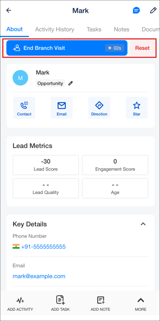 Lead/Opportunity Level Check-in and Check-out on Mobile App - Help ...