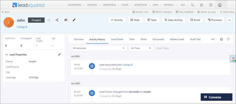 LeadSquared Getting Started Guide for Sales Users - Help & Support