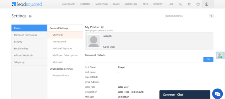LeadSquared Getting Started Guide for Sales Users - Help & Support