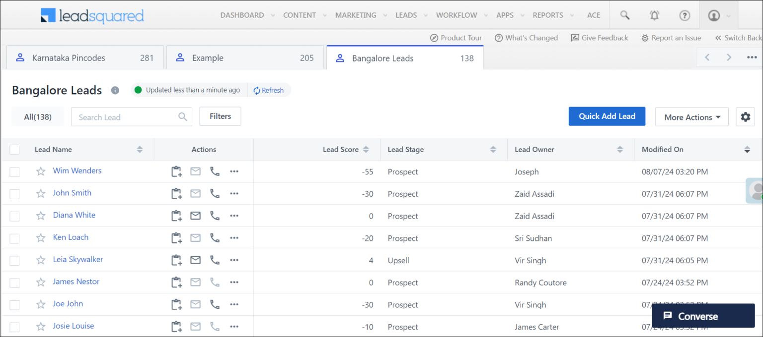 LeadSquared Getting Started Guide for Sales Users - Help & Support