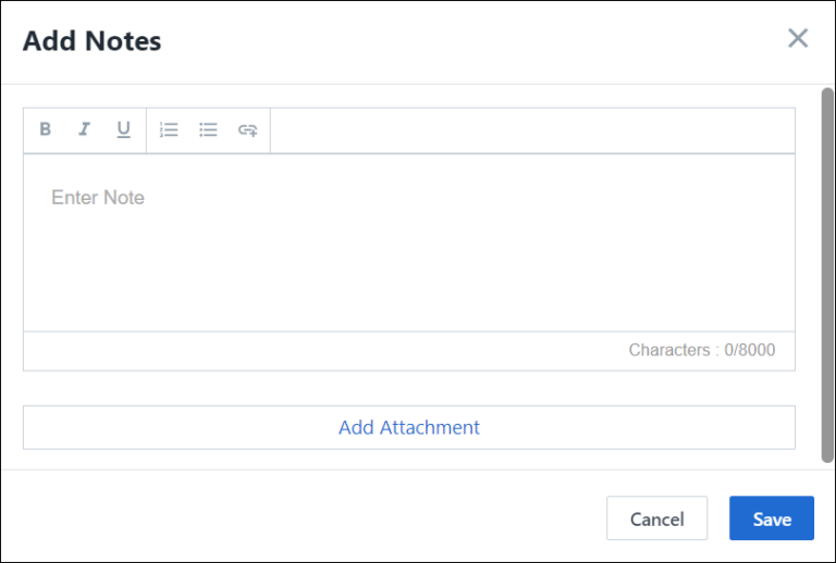 Lead Details Page - Help & Support