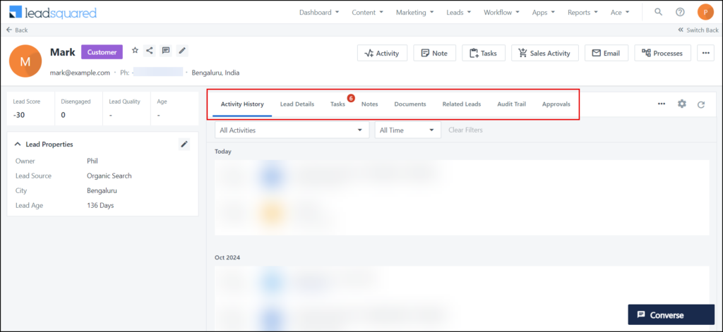 Customize the Lead Details Page/View (LDVC) - Help & Support