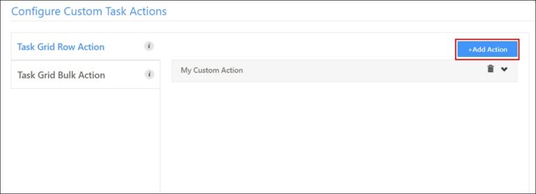 Custom Task Actions Connector - Help & Support