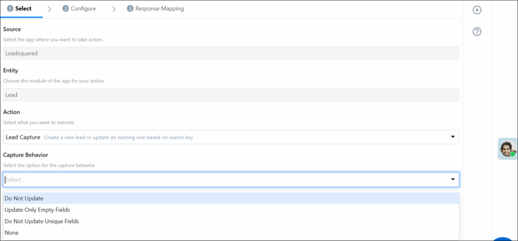 UDS Create Actions - Lead Capture Action - Help & Support